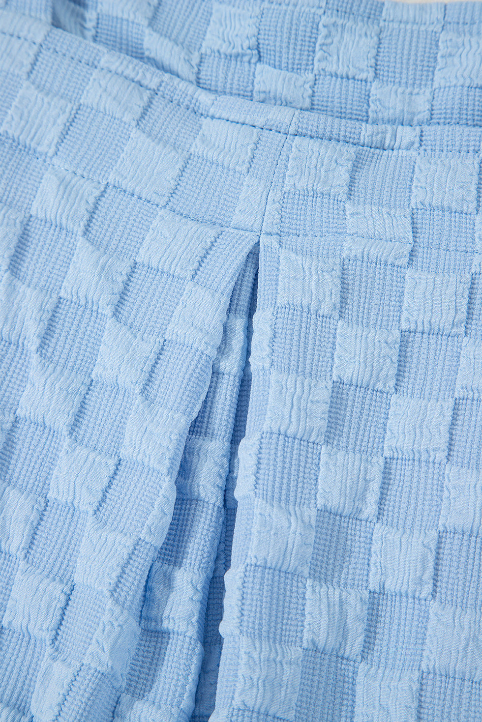 Checkered Pocketed High Waist Wide Leg Overall - Sunny Angela