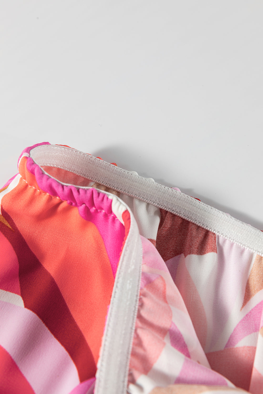 Rose Floral High Low Bandeau Vacay Dress - Sunny Angela